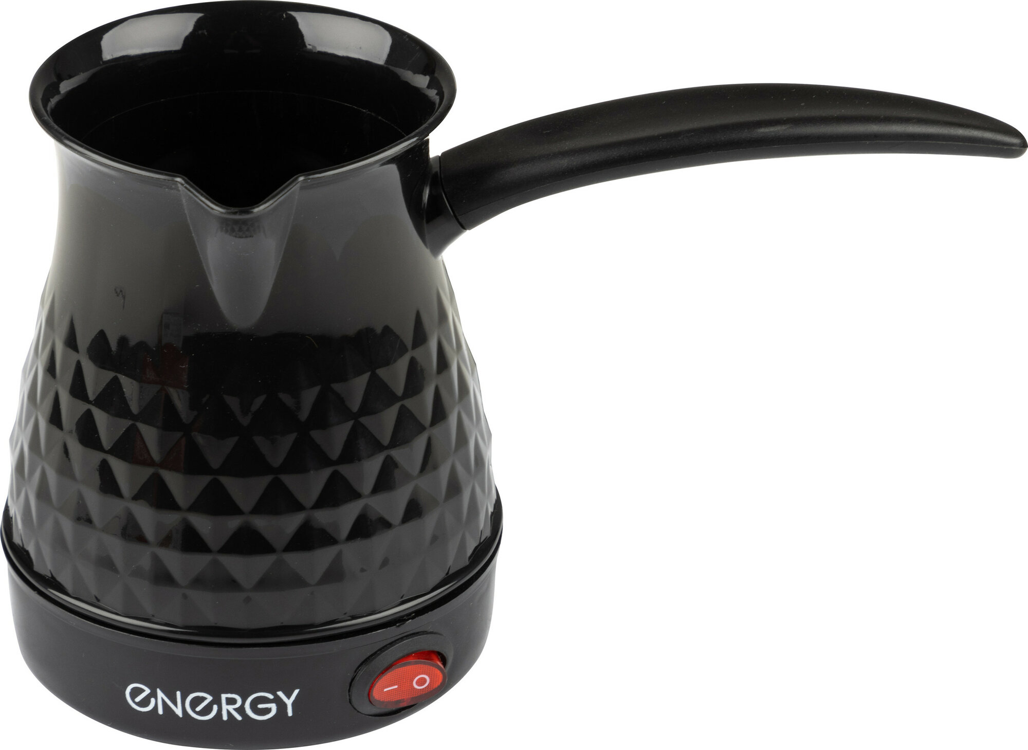Турка электрическая Energy EN-293 механическое управление, черная 600 Вт 300 мл
