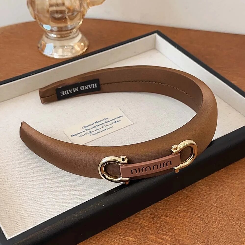 Женские повязки на голову из искусственной кожи Шампанское