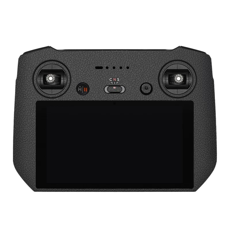 Защитная пленка для DJI RC Screen Controller с черным кожаным рисунком, текстурированная для пульта управления дроном