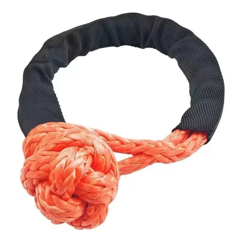 Мягкая скоба 41000 фунтов, синтетический трос, сверхмощный буксирный ремень, буксирный ремень, аксессуары для бездорожья 4x4 Orange-25T