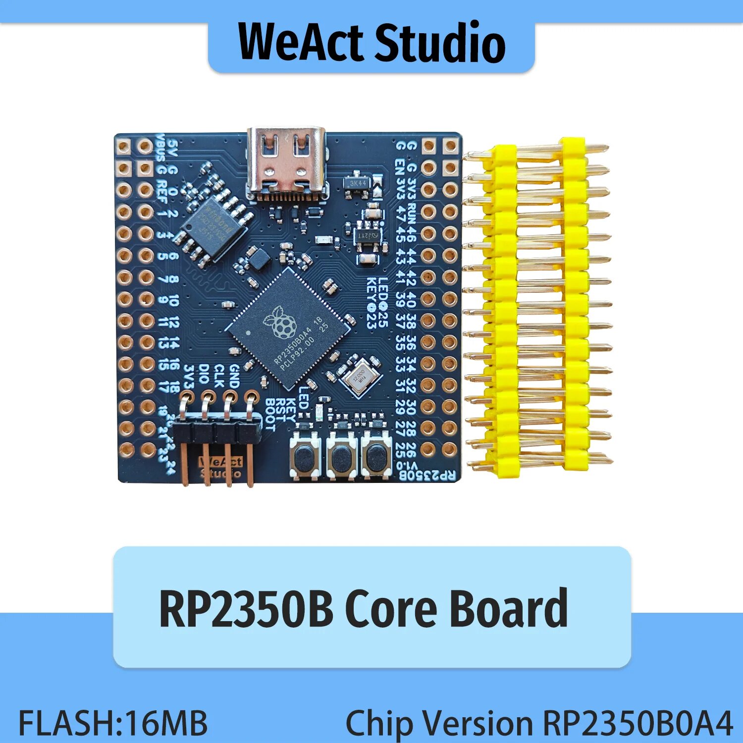 WeAct RP2350B RISC-V плата