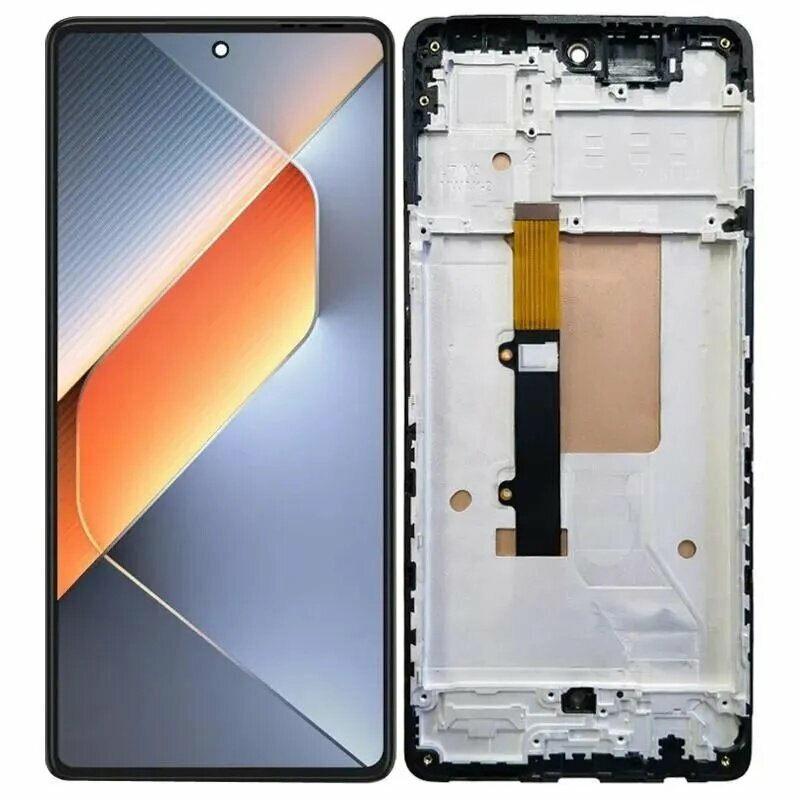 Дисплей(экран) для Tecno Pova 6 Li7(текно пова 6) в сборе с тачскрином рамкой (TFT)