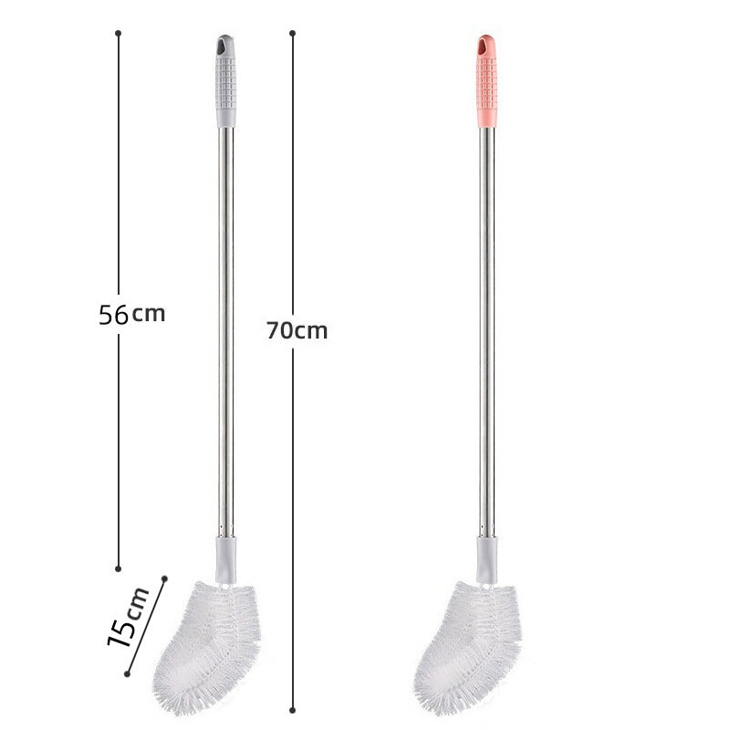 Бытовая щетка для ведра из нержавеющей стали с длинной ручкой, щетка для мытья ведра из цельного дерева, щетка для