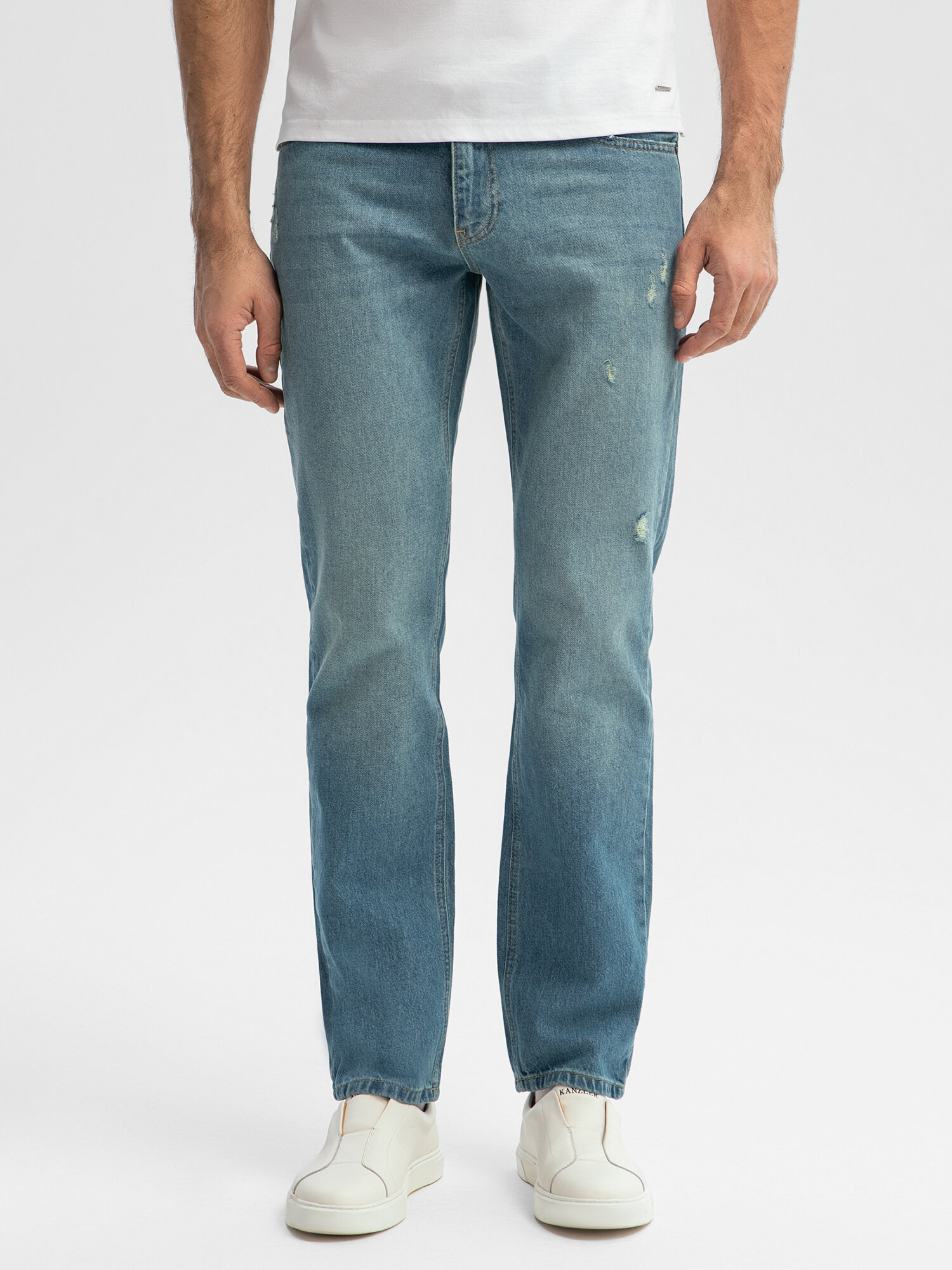 Джинсы широкие 