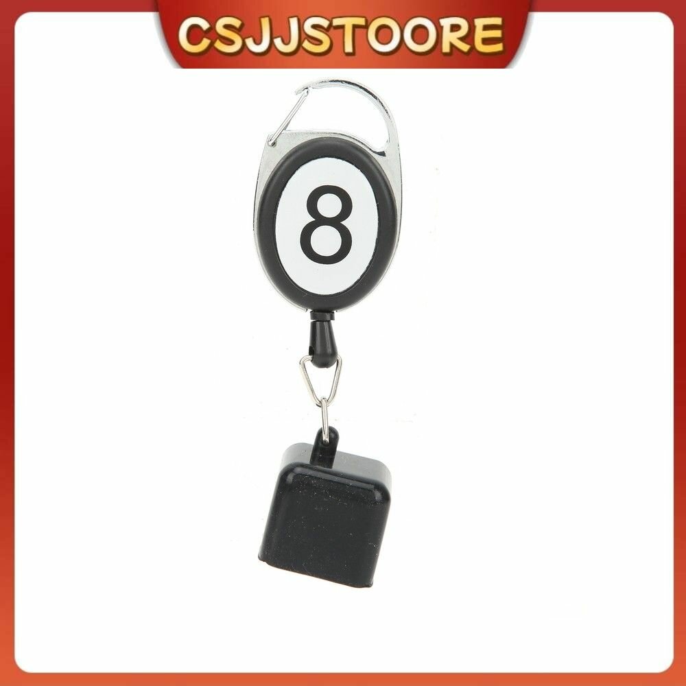 Портативный держатель мела для бильярда, выдвижной, с зажимом для ремня