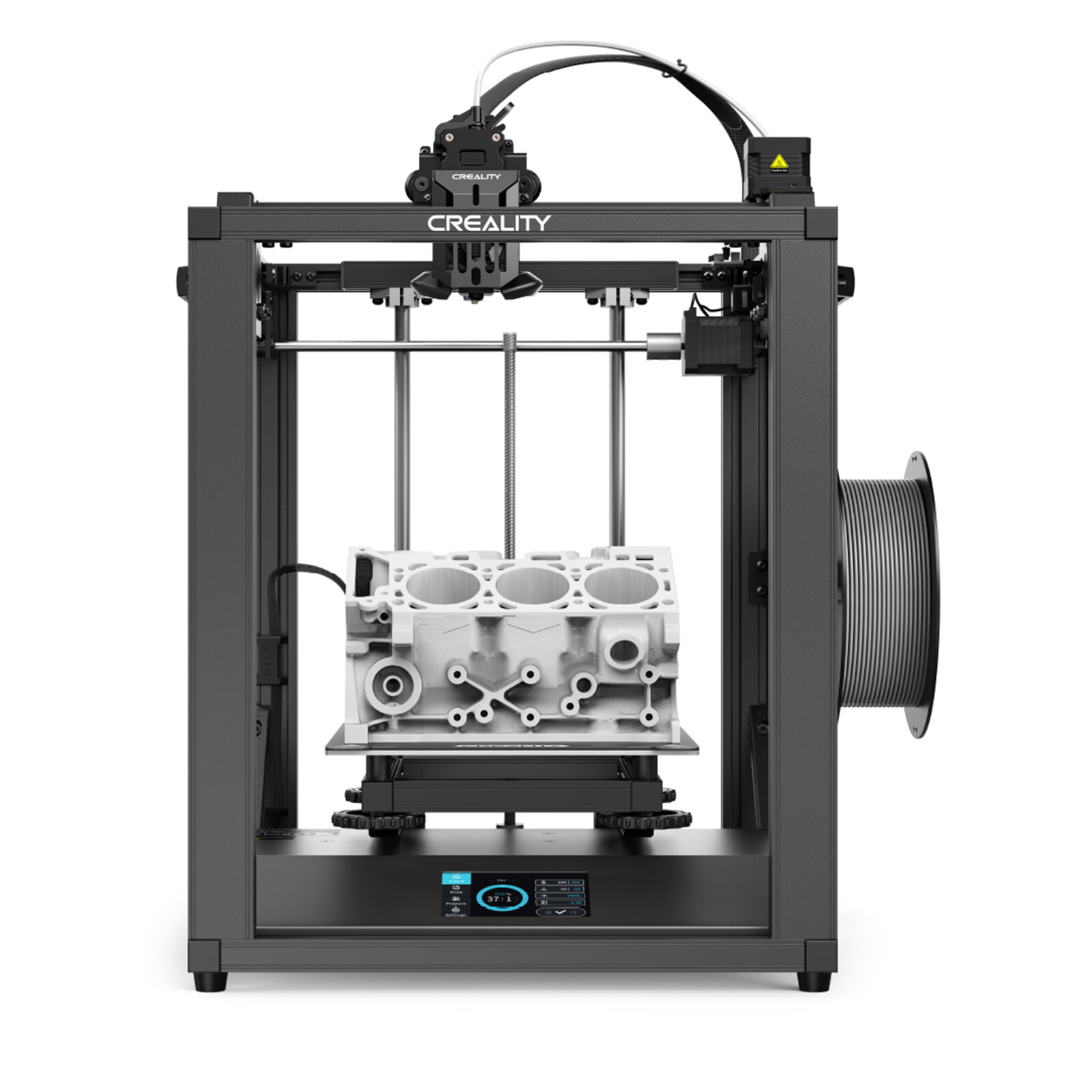 CREALITY 3D Ender 5 S1 3D Printer FDM Sprite Dual Gear Direct Extruder CR Touch Auto Leveling 220x220x280mm 250mm/s 4.3' Color