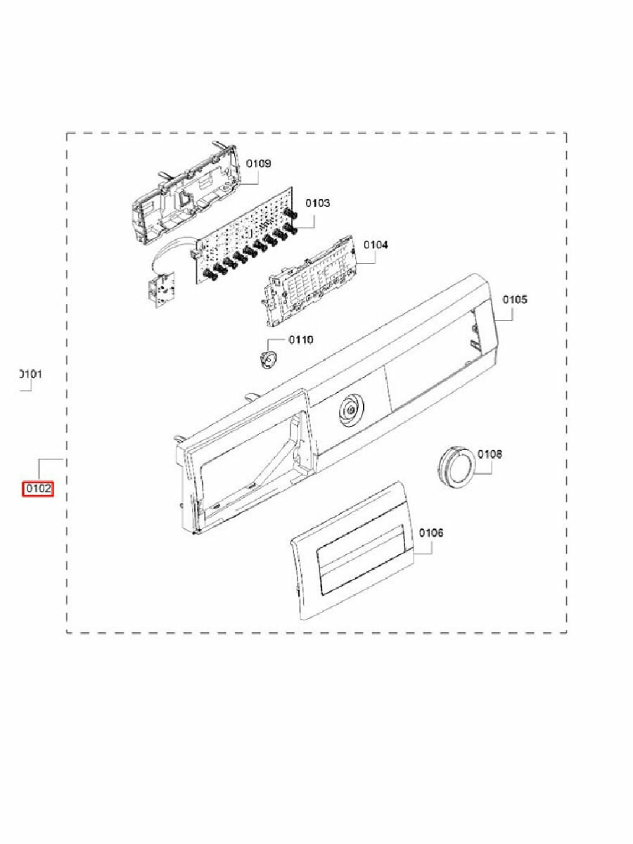 Bosch 11052739 Панель управления стиральной машины Bosch WHA122