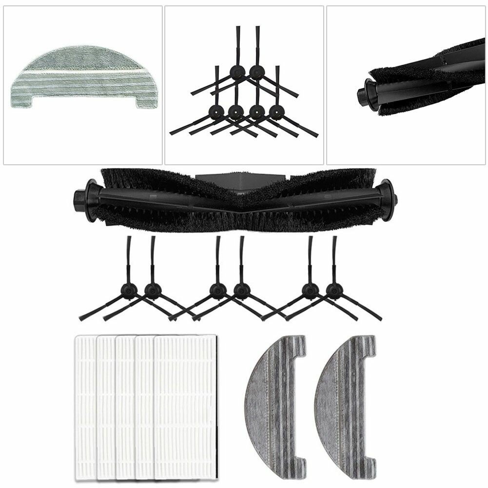 Подходит для аксессуаров для пылесоса Proscenic M8 Pro, роликовой щетки, боковой щетки, комплекта фильтровальной ткани