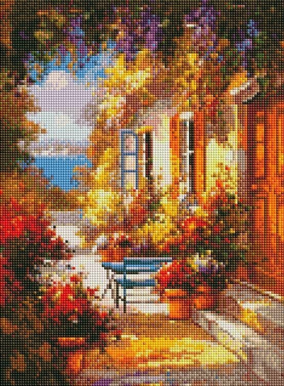 Алмазная мозаика Белоснежка "Летнее утро" 30x40 см, Дома