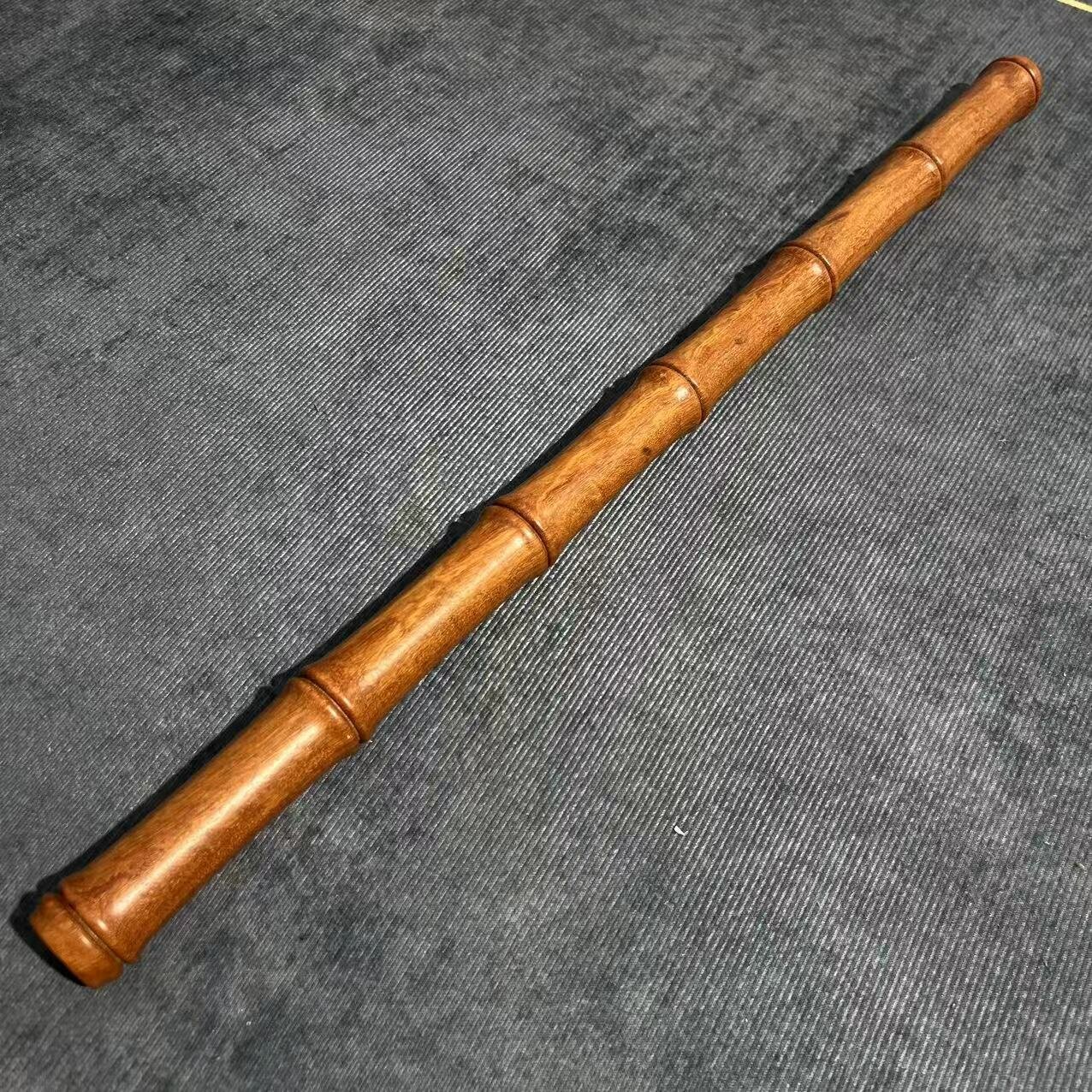 Фиолетовая сандаловая бамбуковая палка, игрушечная палка для боевых искусств, палка для заднего удара, многофункциональная фитнес-игрушка, короткая