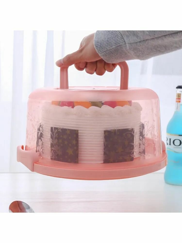 Тортница для пирожных, мороженого, диаметр 25 см, 1 шт