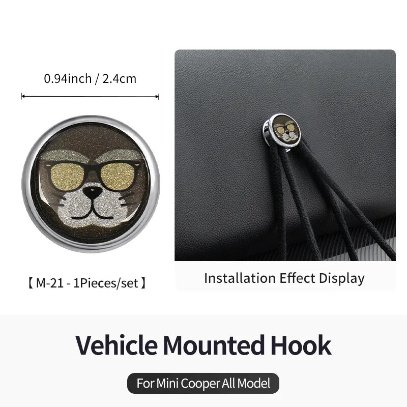 1 шт, держатель из сплава, зажим для хранения, крепеж для кабеля, ключ, наклейка для салона автомобиля для Mini Cooper F56 F60 R56 R60 J01 J05 F66