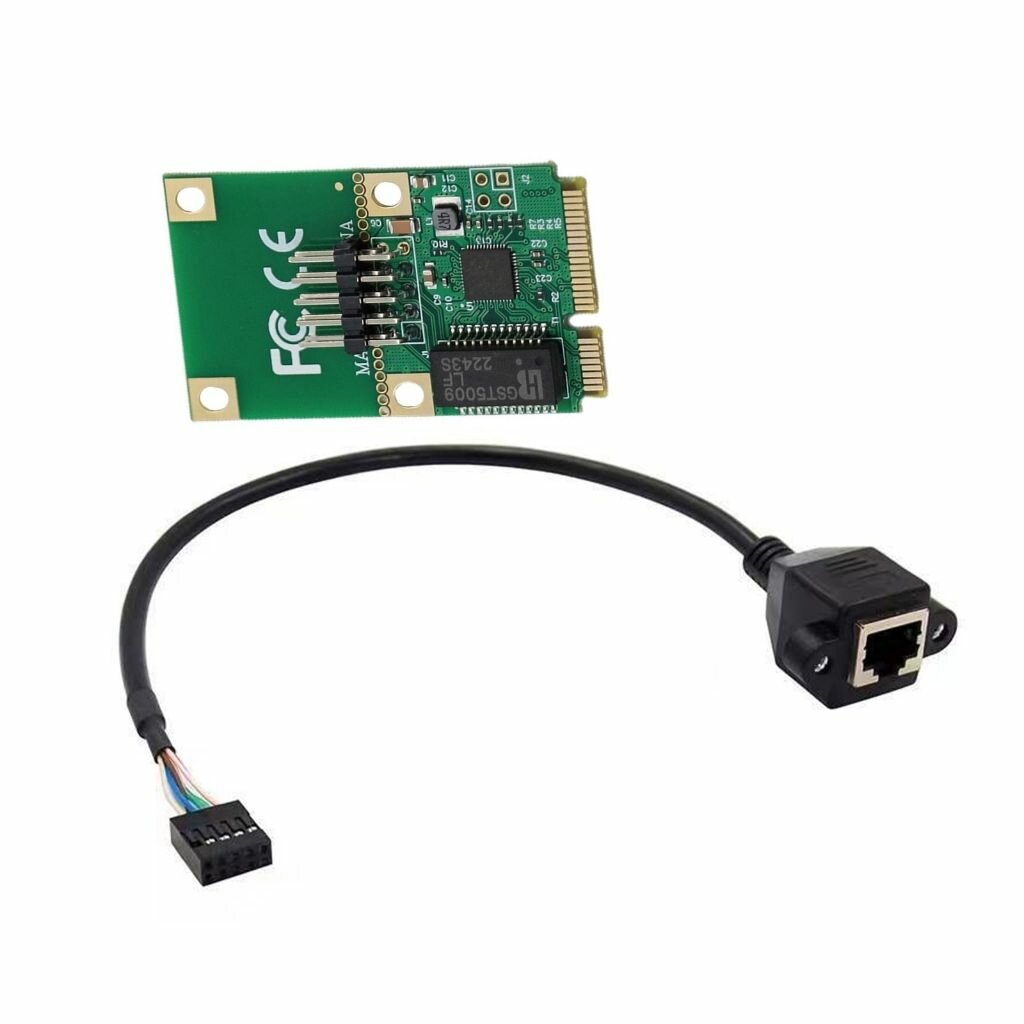 Настольная Гигабитная Проводная Сетевая Карта MINI PCI E-Изогнутая Игла