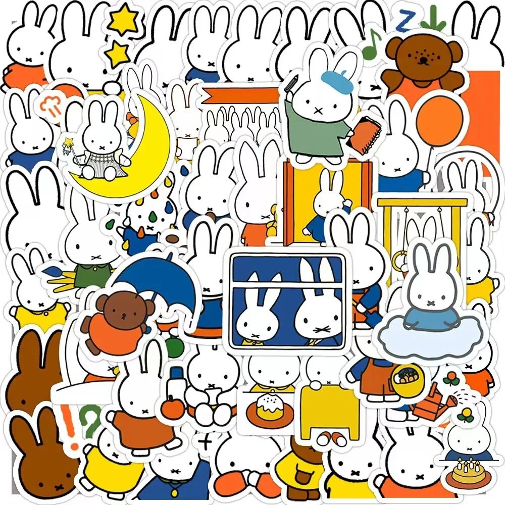 50 шт. наклейки Miffy