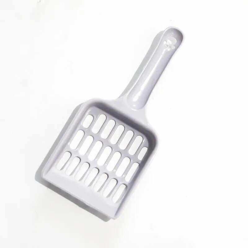 Одноразмерная пластиковая лопатка для кошачьего песка с мелкими отверстиями уборочный аксессуар для питомцев