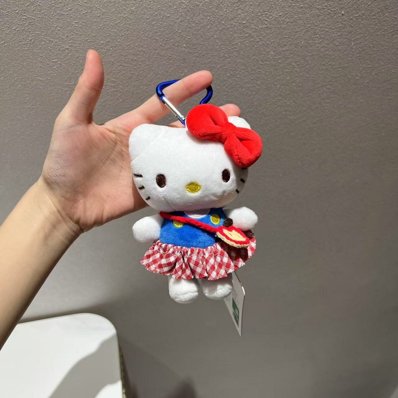 Настоящий апельсиновый шеф-повар милый фартук котенок милый плюшевый подвеска игрушка рюкзак брелок