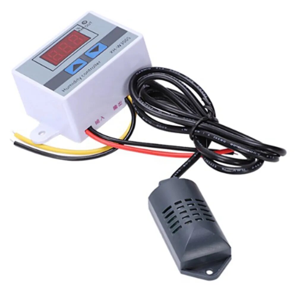 Цифровой регулятор влажности XH-W3005 AC 110-220V 10A 0-99% с датчиком
