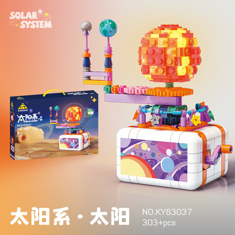 83035-39 Солнечная система Dream Star Palace Детская сборка строительных блоков, игрушки, украшения и подарки