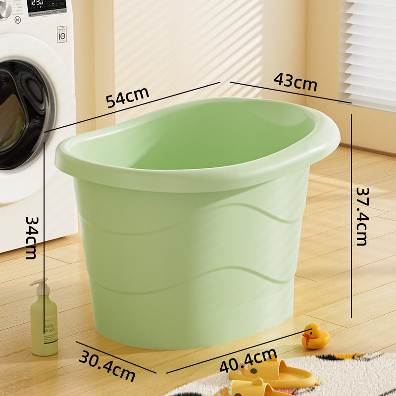 Детская пластиковая ванночка для ванной, ванночка для купания младенцев, утолщенная ванночка для замачивания, большая ванночка для детей