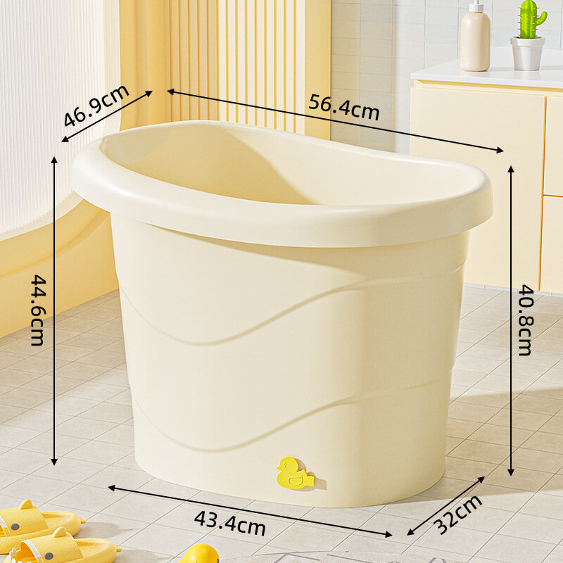 Детская пластиковая ванночка для ванной, ванночка для купания младенцев, утолщенная ванночка для замачивания, большая ванночка для детей