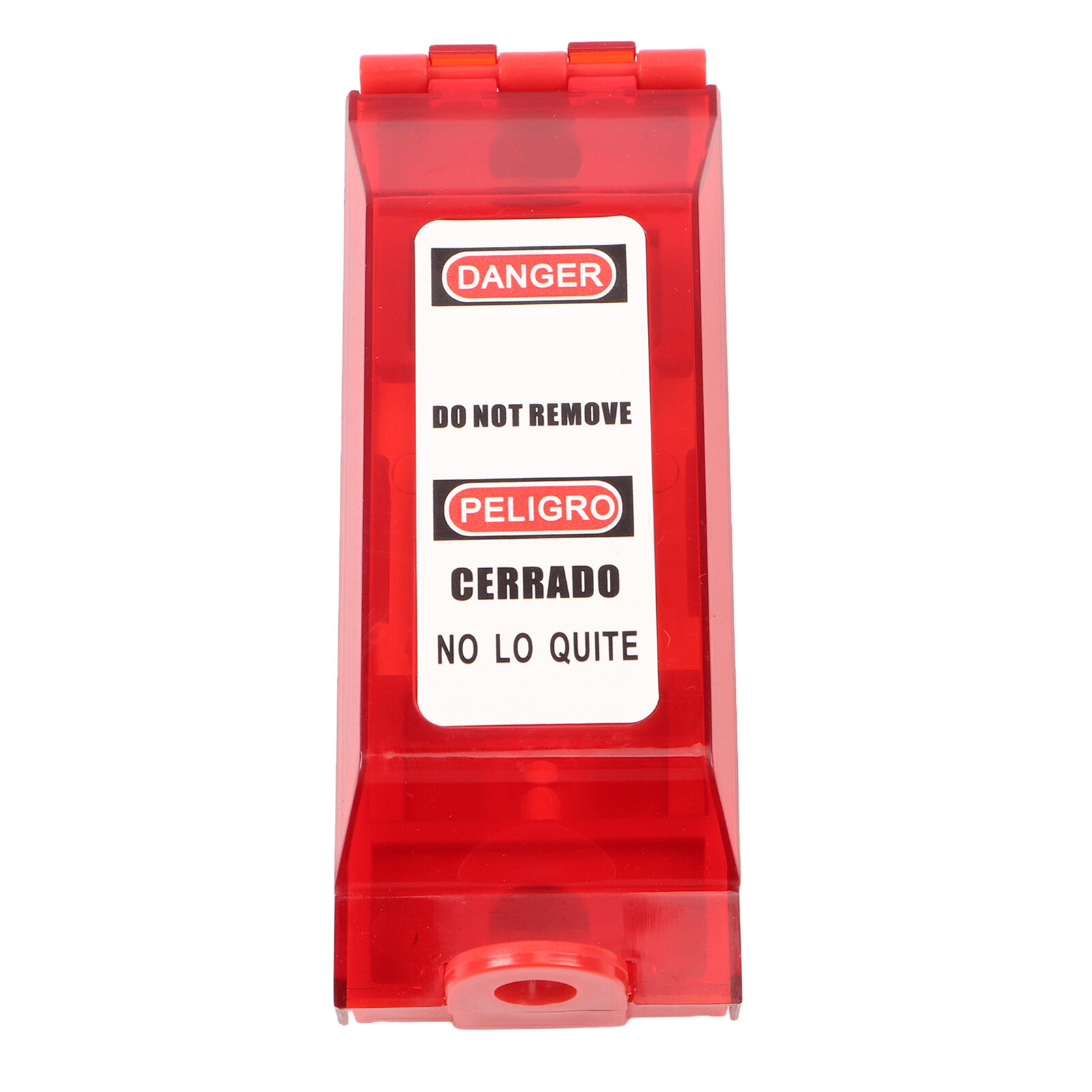 Lockout Tagout Wall Switch Cover Impact Resistant Universal Engineering Plastic Safety Padlock Lid for Factories