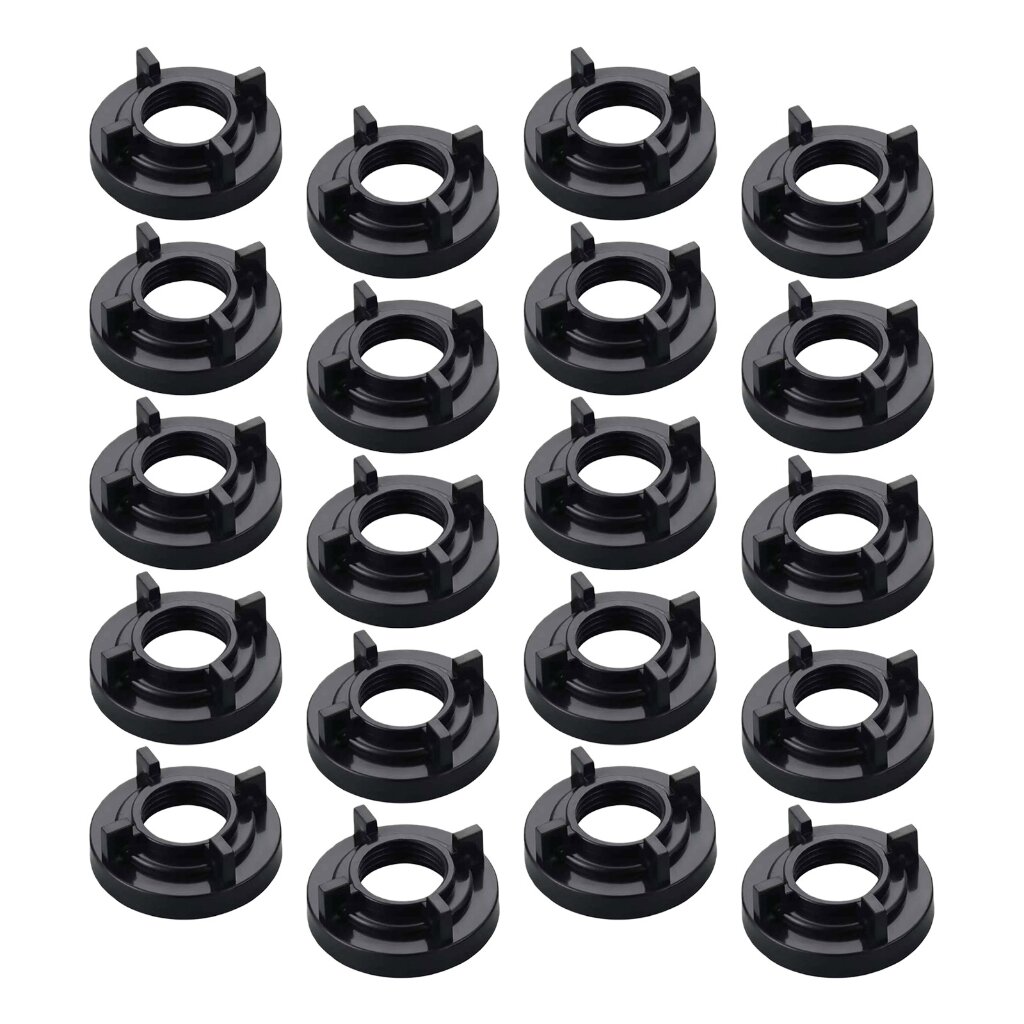 20 шт. 1/2 дюйма IPS крылатые контргайки, монтажная гайка для крана, крепежные аксессуары, монтажные аксессуары для смесителя для ванной комнаты и кухни