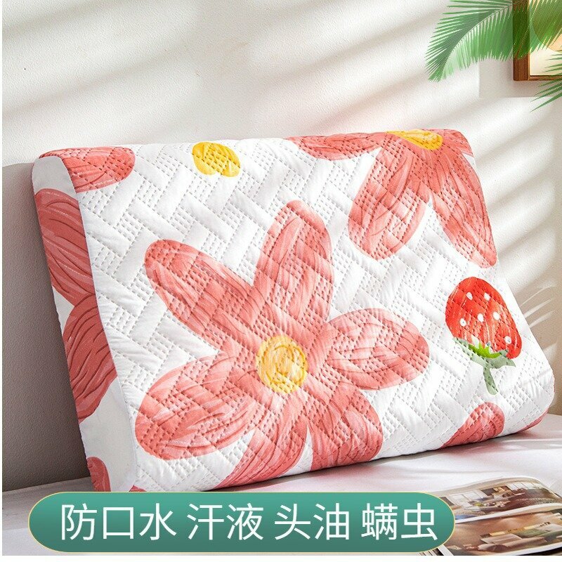 Водонепроницаемая антиклещевая латексная наволочка для домашнего использования, анти-масло и слюна, чехол для подушки, внутренний вкладыш для подушки из пены с эффектом памяти, защитный чехол
