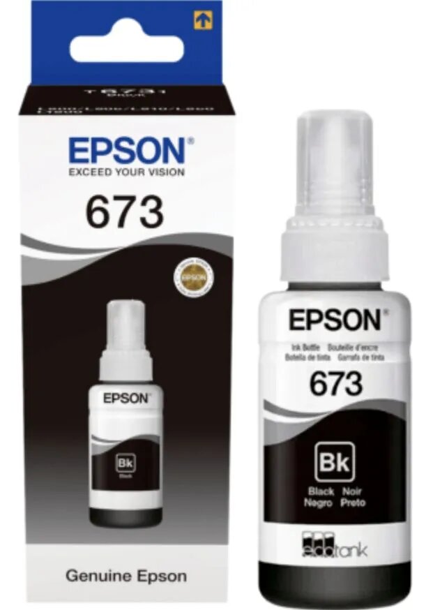 Epson Чернила, оригинал, Черный (black), 1 шт