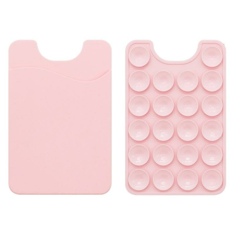 Чехол-кошелек для телефона с магнитным замком и тремя кармашками для карт, Розовый