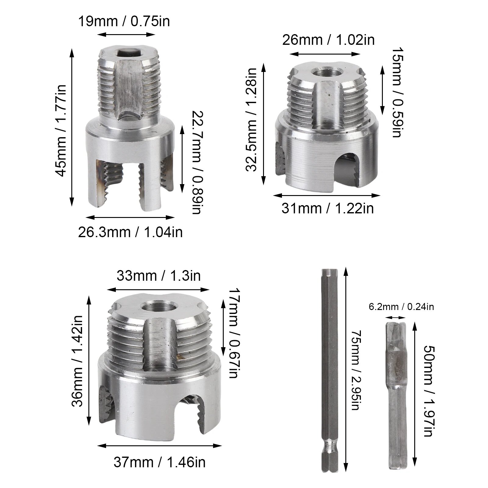 Инструмент для нарезки резьбы на трубах G1/2 G3/4 G1