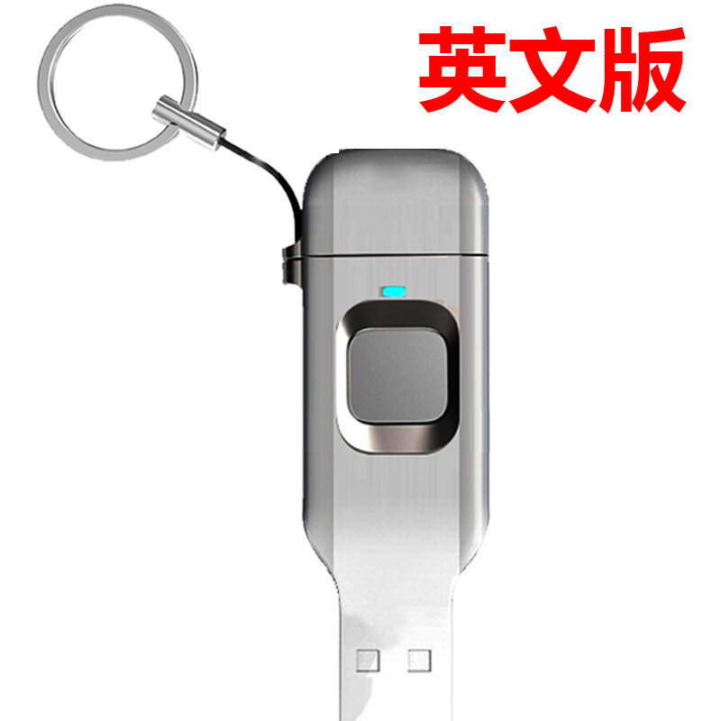 USB-флешка с шифрованием по отпечатку пальца, двойной интерфейс Type-C, цифровая, для мобильного телефона и компьютера, большая емкость 128 ГБ, с логотипом