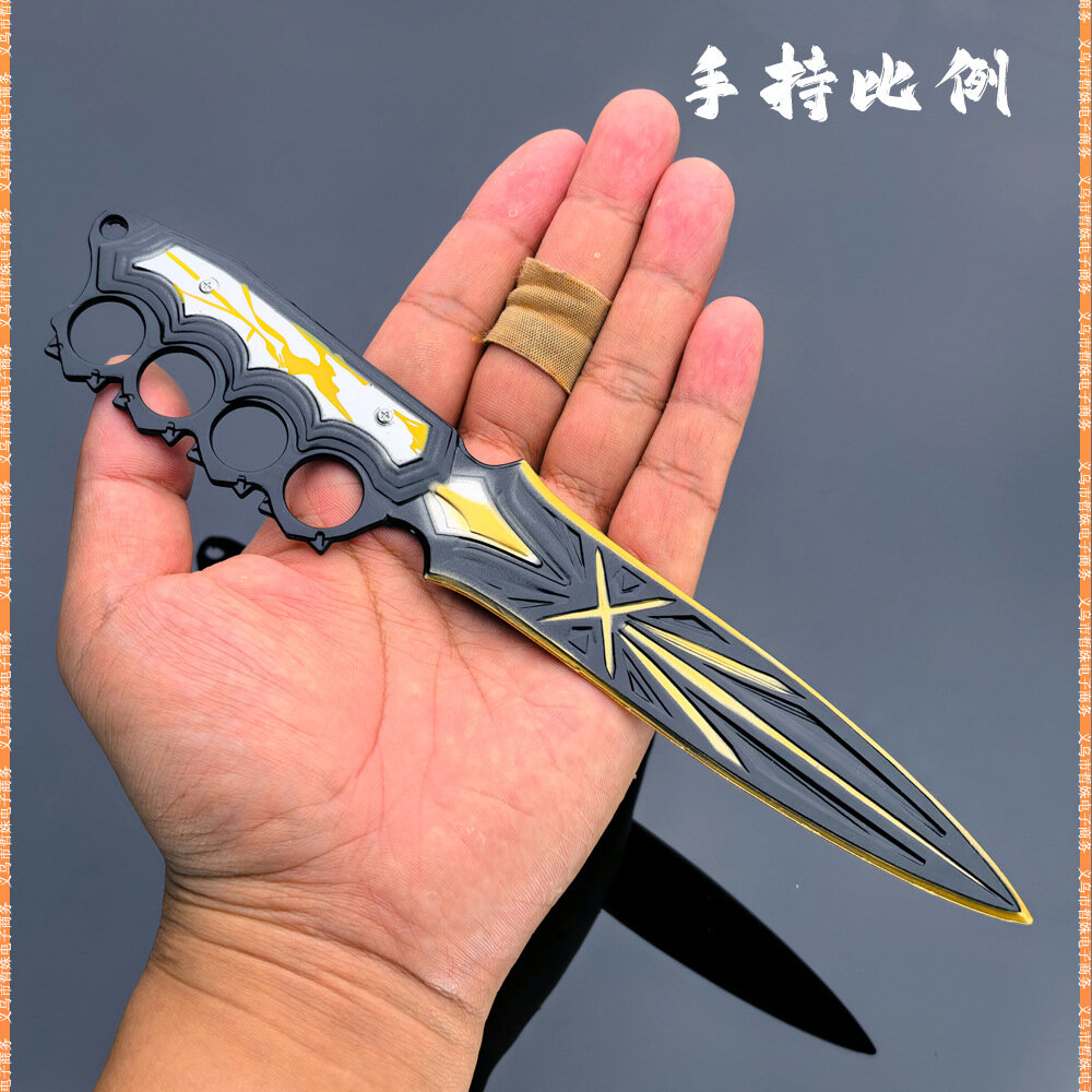 Миниатюрное ближнее оружие 22 см, нож с лезвием Nightstalk, металлическая модель оружия, настольный орнамент, реквизит для COS