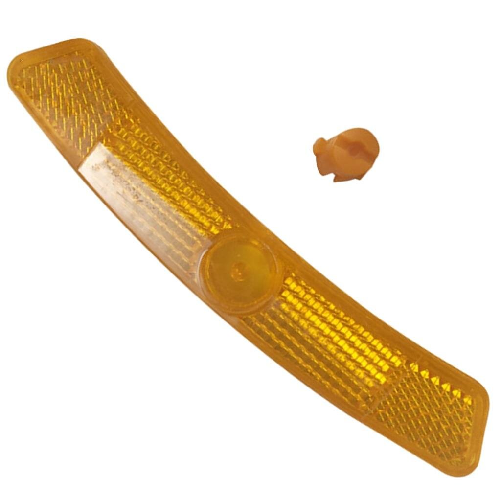 Отражатели для спиц велосипеда, 8 шт, Желтый