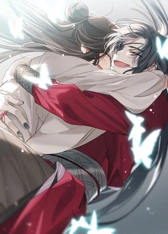 Алмазная Картина "Благословение Небожителей Аниме" 5D Круглый Бриллиант 40х50 См.