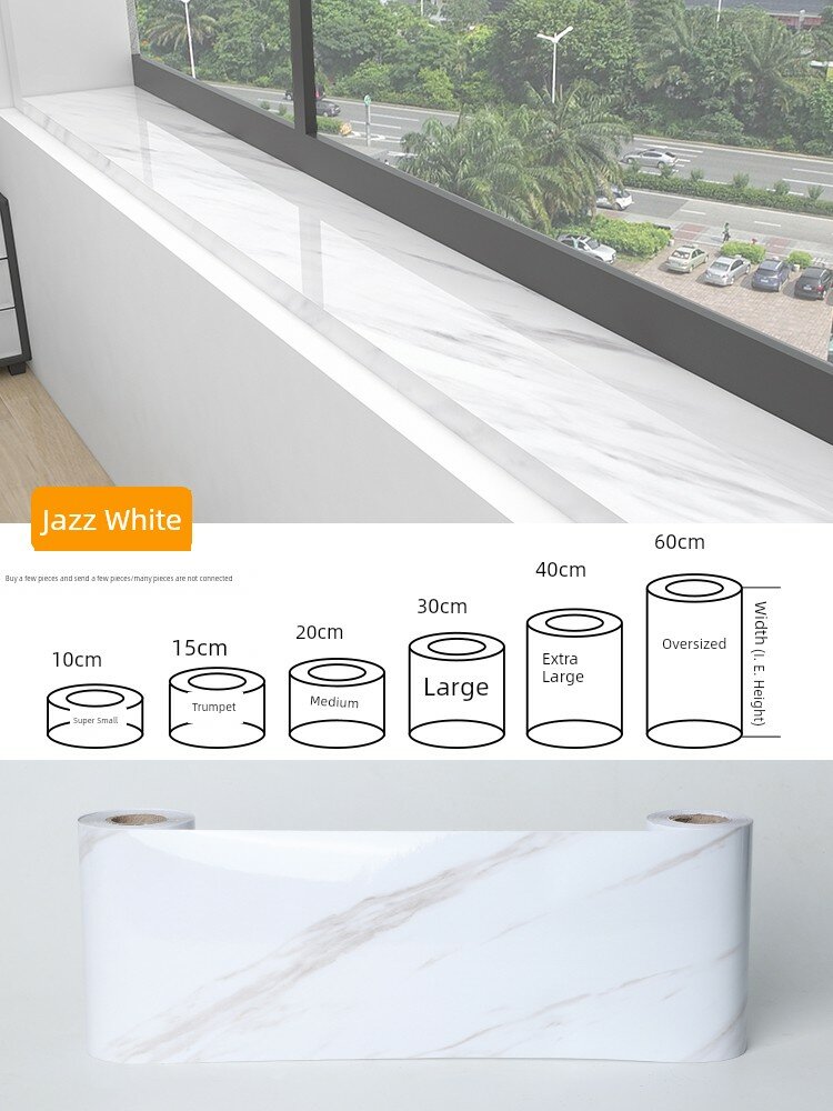 Самоклеящиеся наклейки на подоконники, водонепроницаемые и устойчивые к солнцу, утолщенные накладки на края плитки,