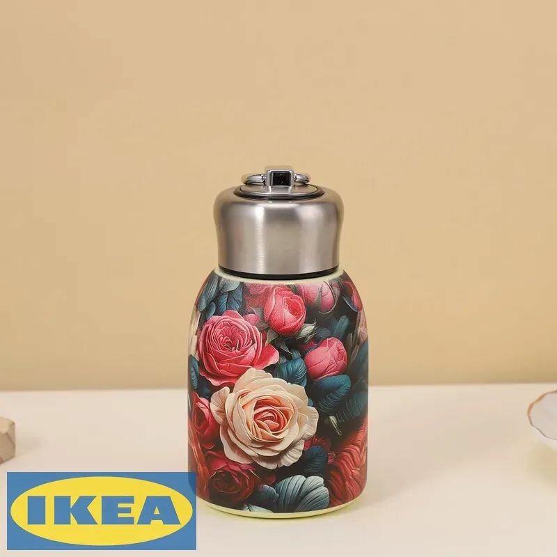 IKEA Термокружка роза, 0.3 л