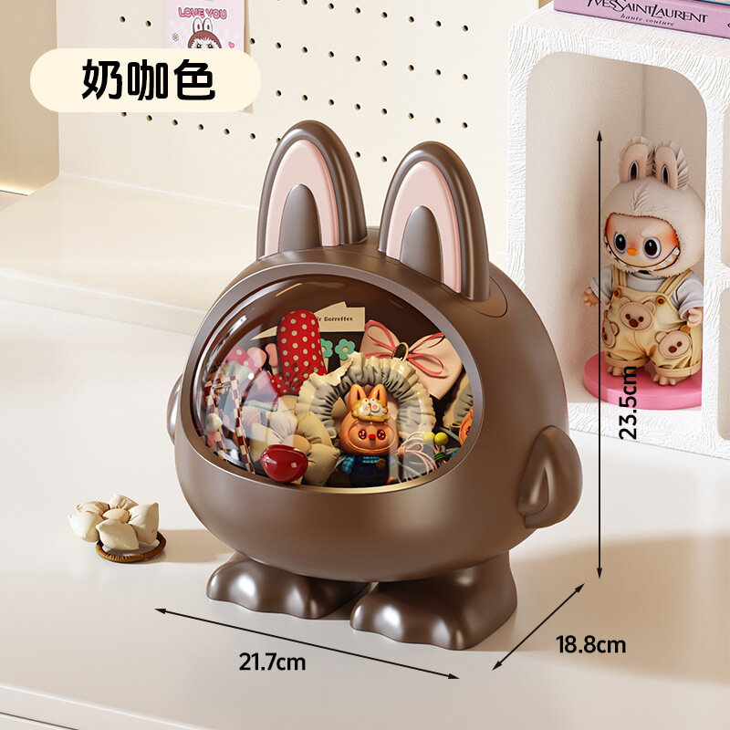 Большой ушастый маленький монстр настольный органайзер для хранения, мультяшный домашний многофункциональный органайзер для резинок для волос, заколок и разной еды