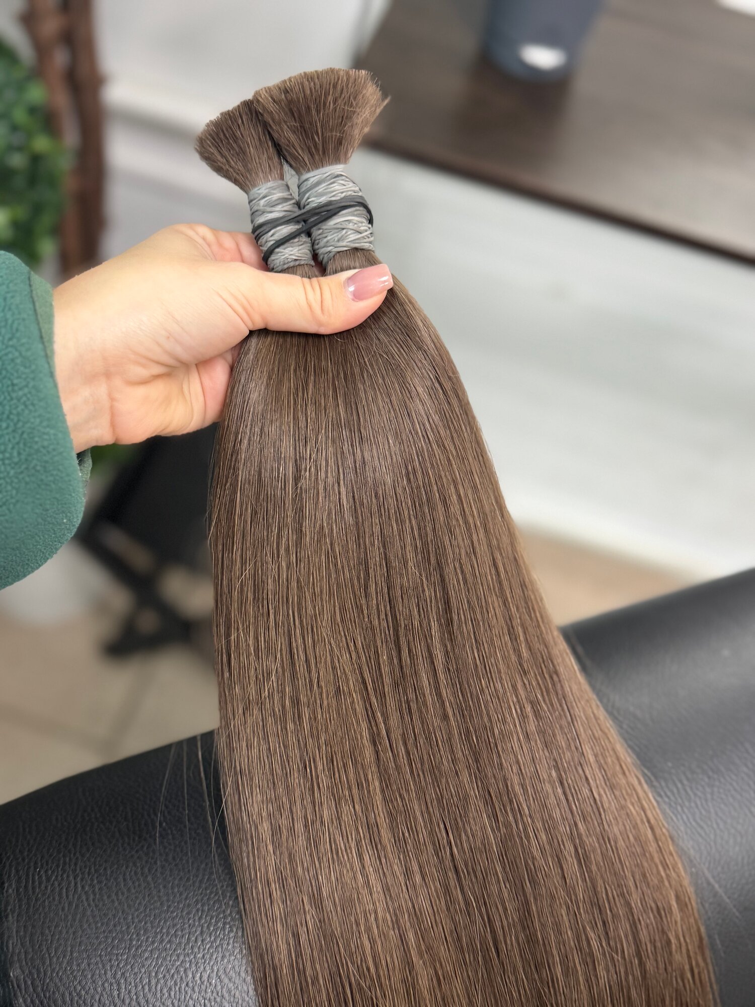 Волосы для наращивания, русые , люкс качества , Российского окраса , 50 см