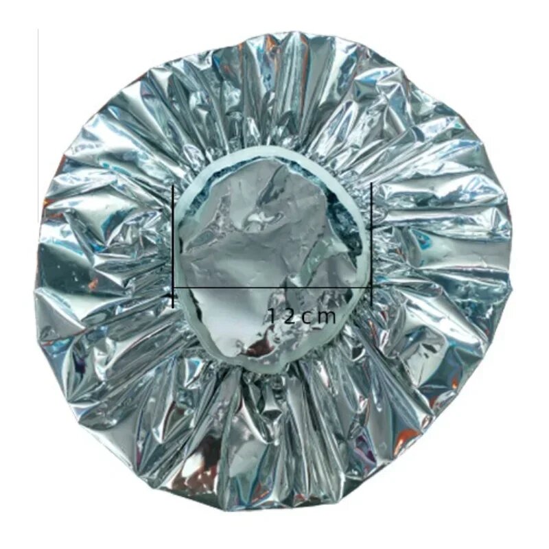 Одноразовая шапочка для душа серебристый