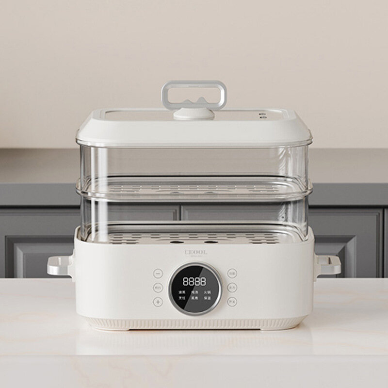 Президентская электрическая пароварка для домашнего использования, многофункциональная автоматическая машина для завтрака, пароварка с большой емкостью и двойным слоем
