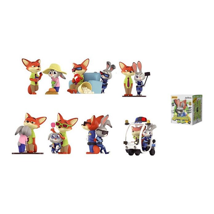 52TOYS X Disney Зверополис 'H Лучший Партнер Аниме Мерч Кукольная Игрушка Слепые Коробки