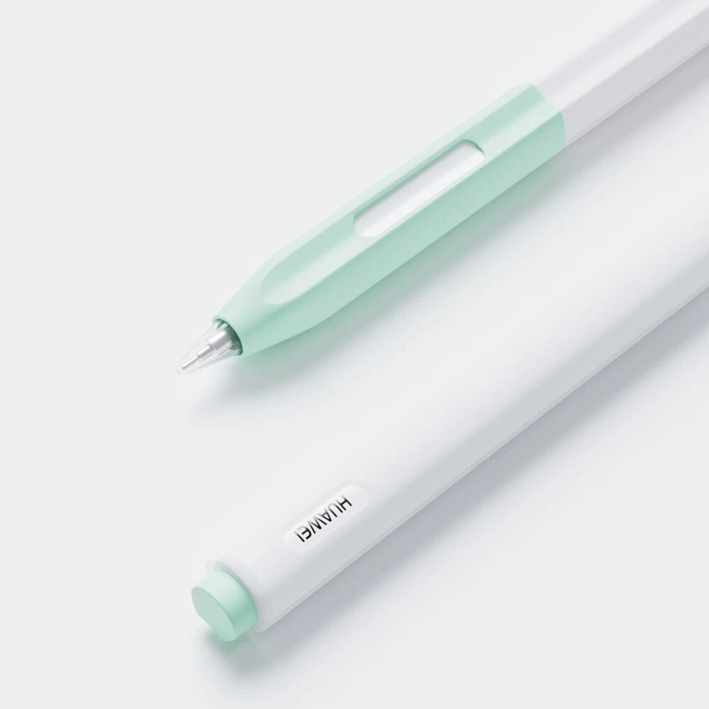 Ультратонкий силиконовый чехол для ручки Huawei M-Pencil Pro/2/3, аквамариновый зеленый желеобразный узор, ударопрочный