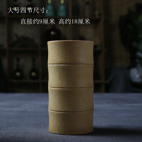 Бамбуковая чайная банка, тонкая мельница для чая, трубка для хранения чая, коробка для чайного порошка, упаковка для матча, подарочная коробка, портативная герметичная банка для путешествий