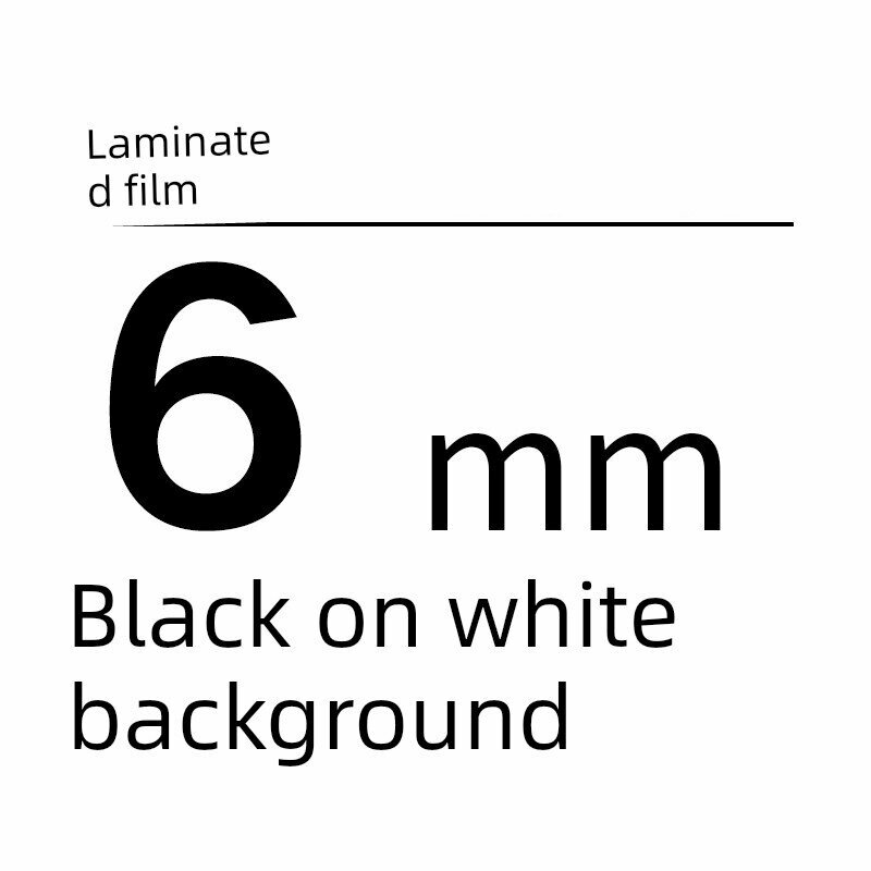 Лента PUTY подходит для этикеточных принтеров Brother, ламинированные ленты для принтеров этикеток 12 мм, 6, 9, 18, 36,