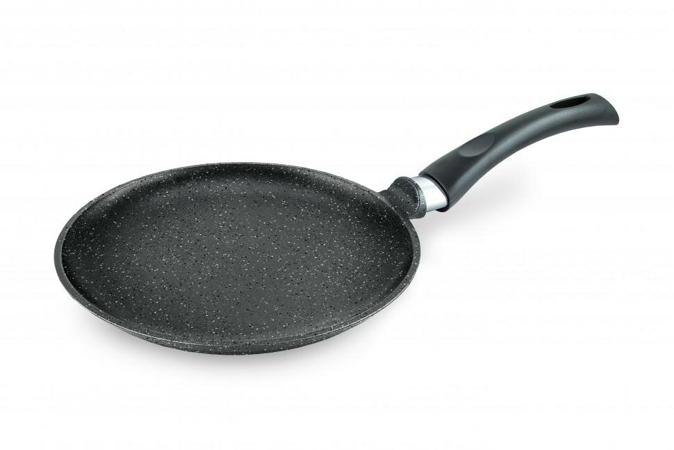 Сковорода алюминий литой А/П 240 блинная гранит индукция нева