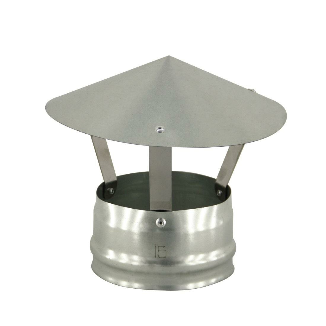 Зонт печной d100ММ оцинк (0.5ММ)