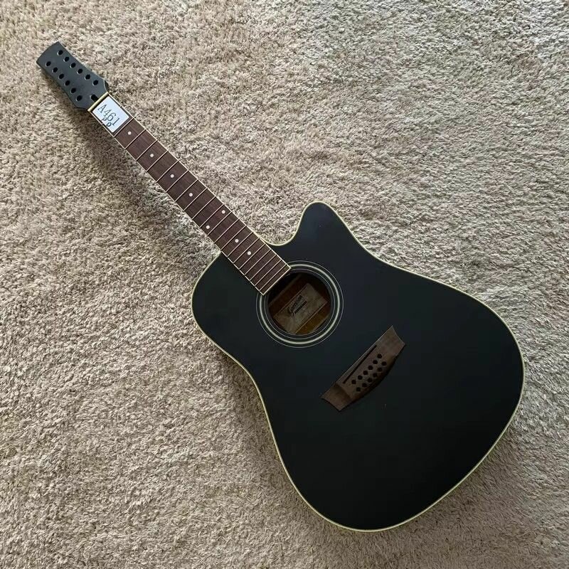 Акустическая электро-гитара Garrison, фабрика (Южная Корея), катэвей, 12 струн, черный, ламинат, для самостоятельной сборки