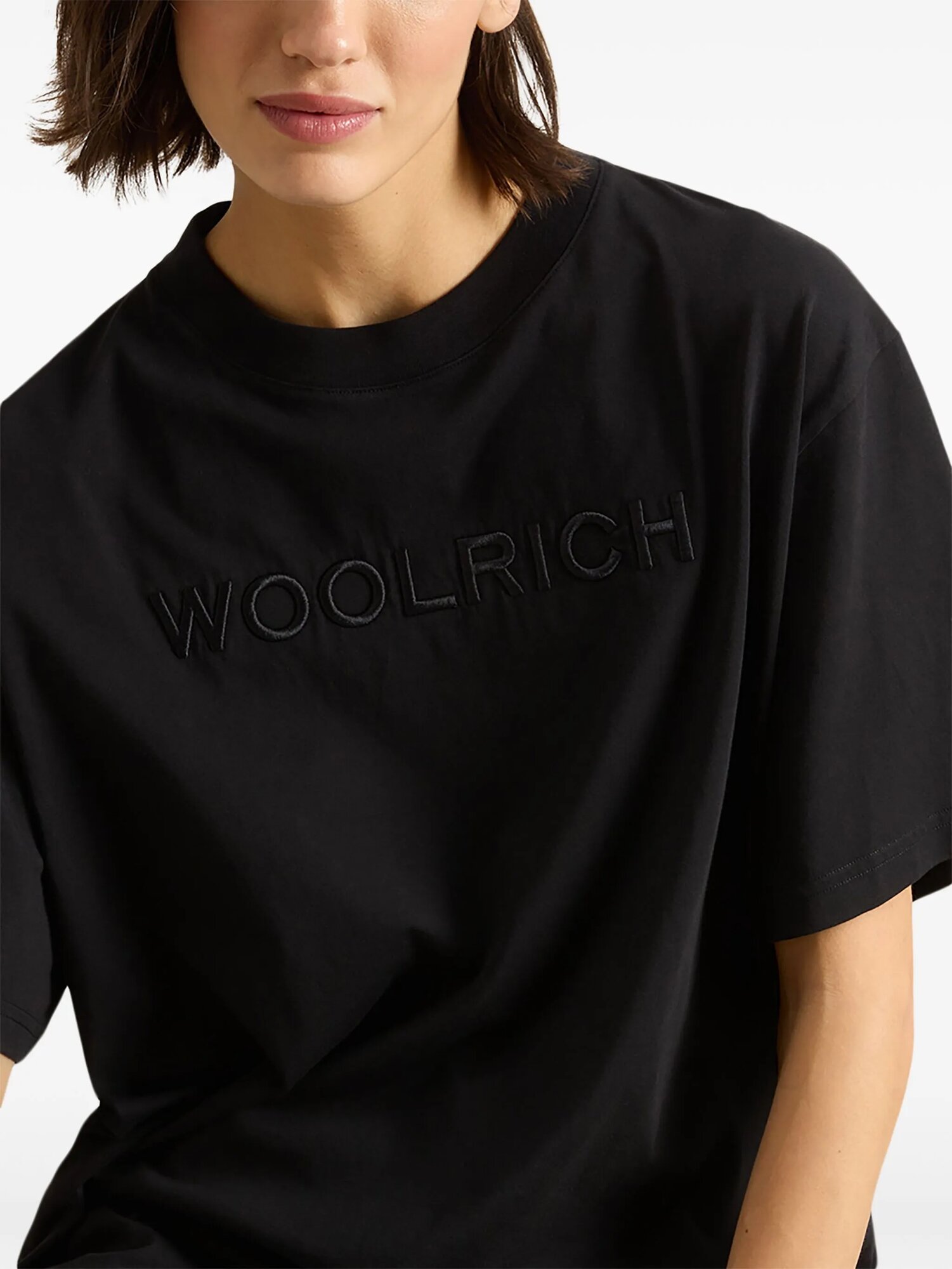 Футболка Woolrich Pima, размер L, черный — фото 1