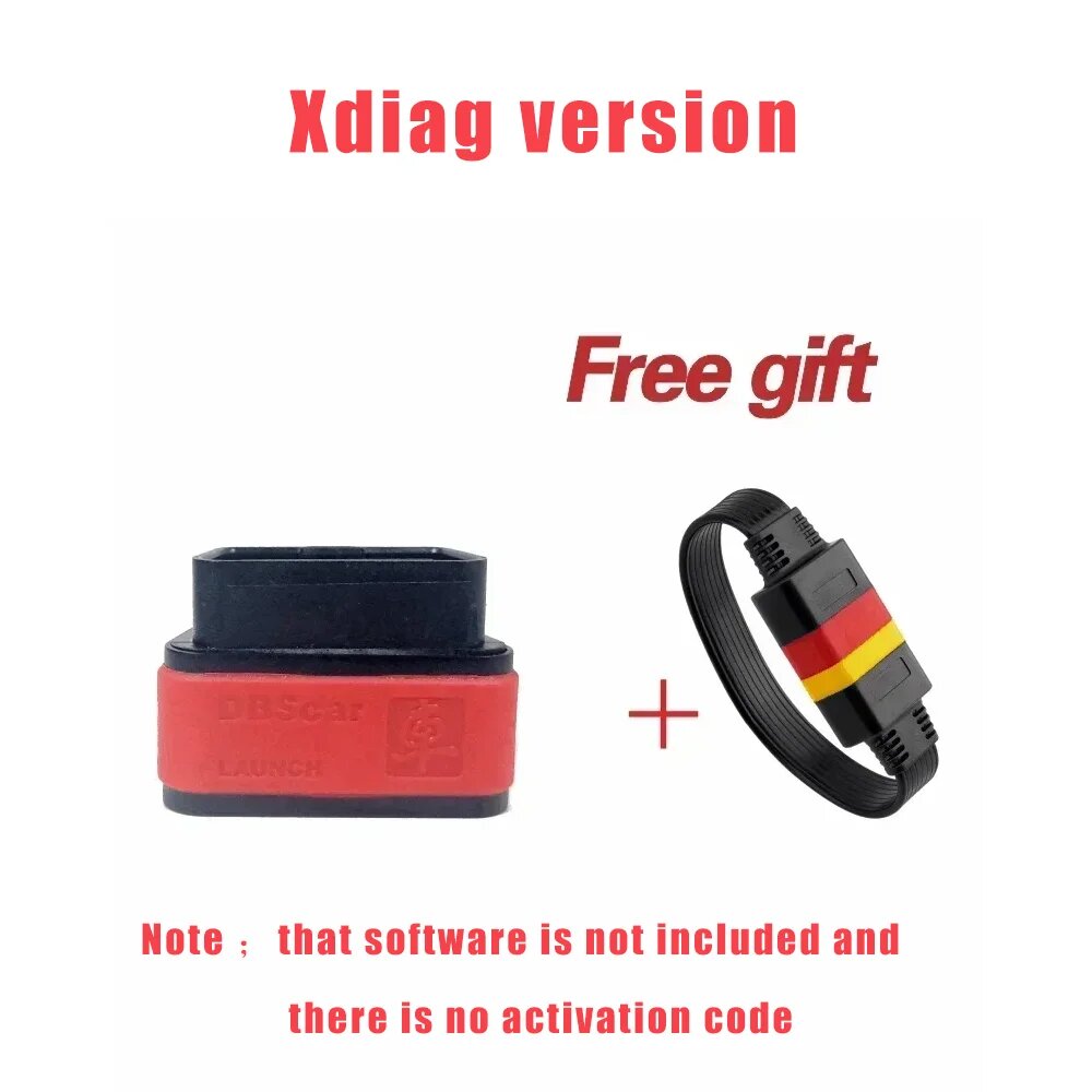A+ Launch X431 DBScar iDiag Obd2 сканер автомобильный диагностический инструмент работает для Diagzone или Xdiag PK Easydiag 3.0 Golo 1.0 DBScar7 No Xdiag software