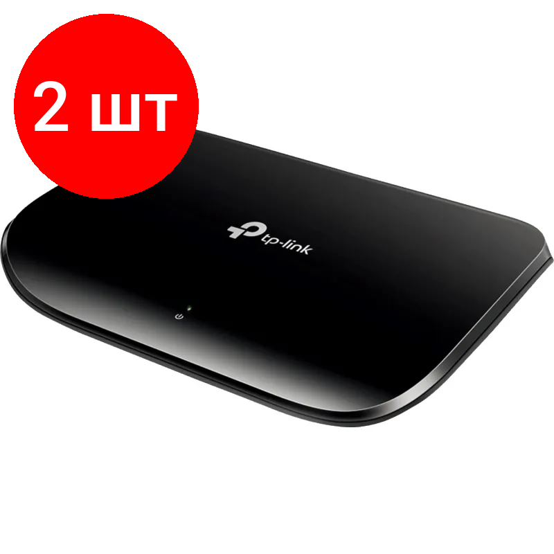 Комплект 2 штук, Коммутатор TP-Link TL-SG1005D (L2) 5x1Гбит/с неуправляемый